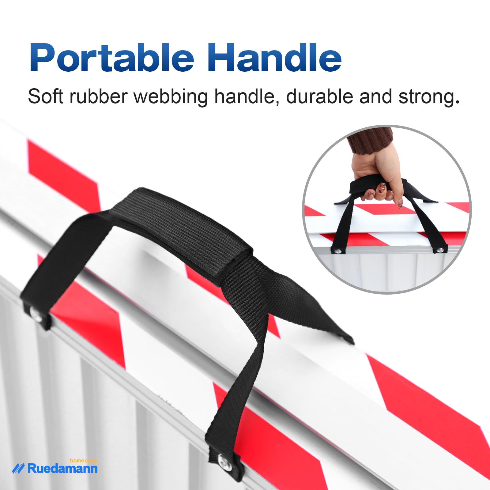 Ruedamann® Wheelchair Ramp Durable Aluminum with Anti-Slip and Foldabl ...